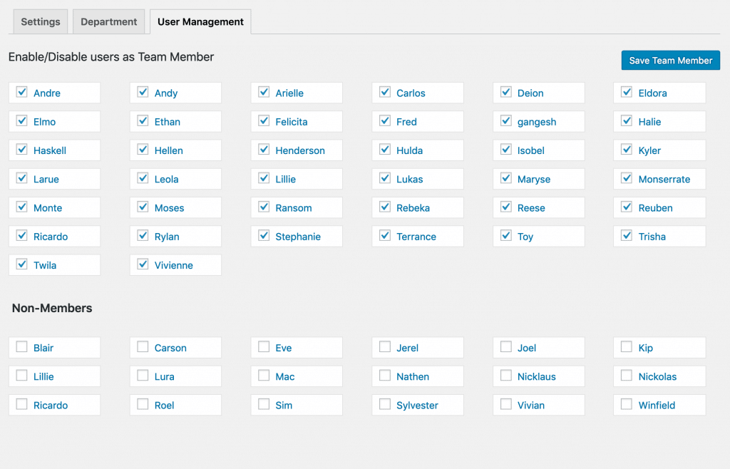Wordpress Org Chart Plugin - Display Your Team like a Pro